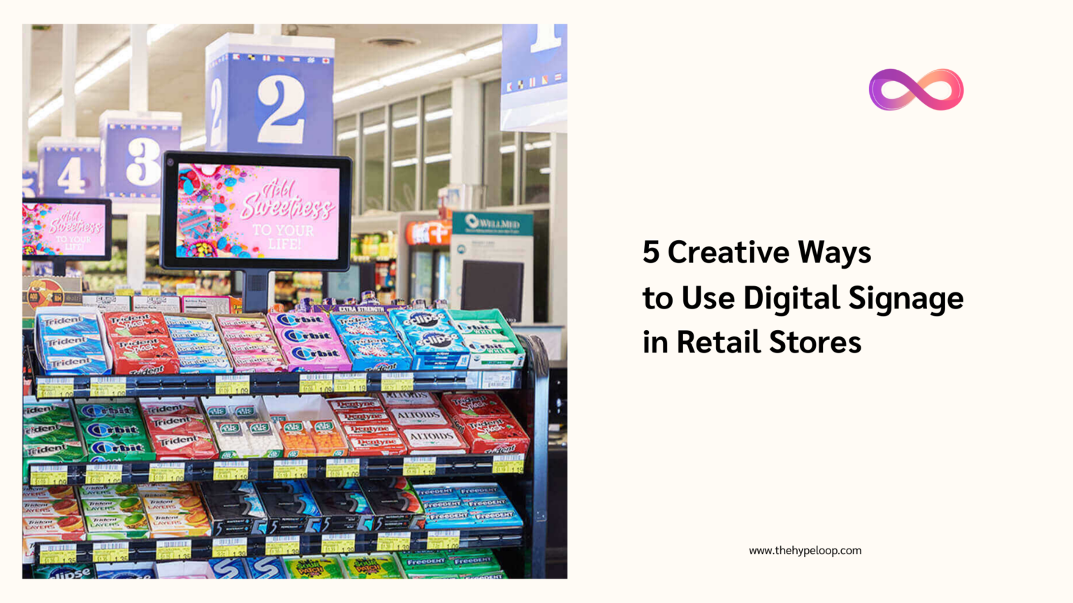 5 Ways to Use Digital Signage in Retail Stores | HypeLoop CMS