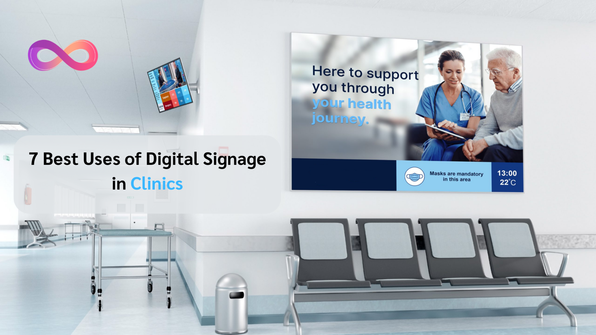 7 Best Uses of Digital Signage in Clinics