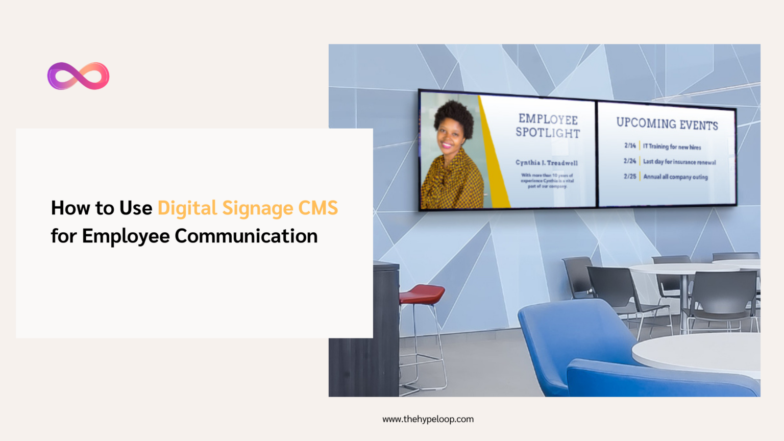 How to Use Digital Signage CMS for Employee Communication?