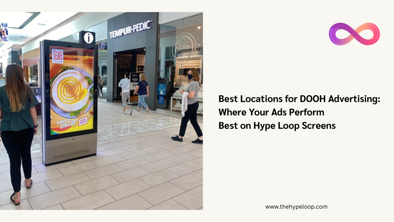Best Locations for DOOH Advertising | Hype Loop